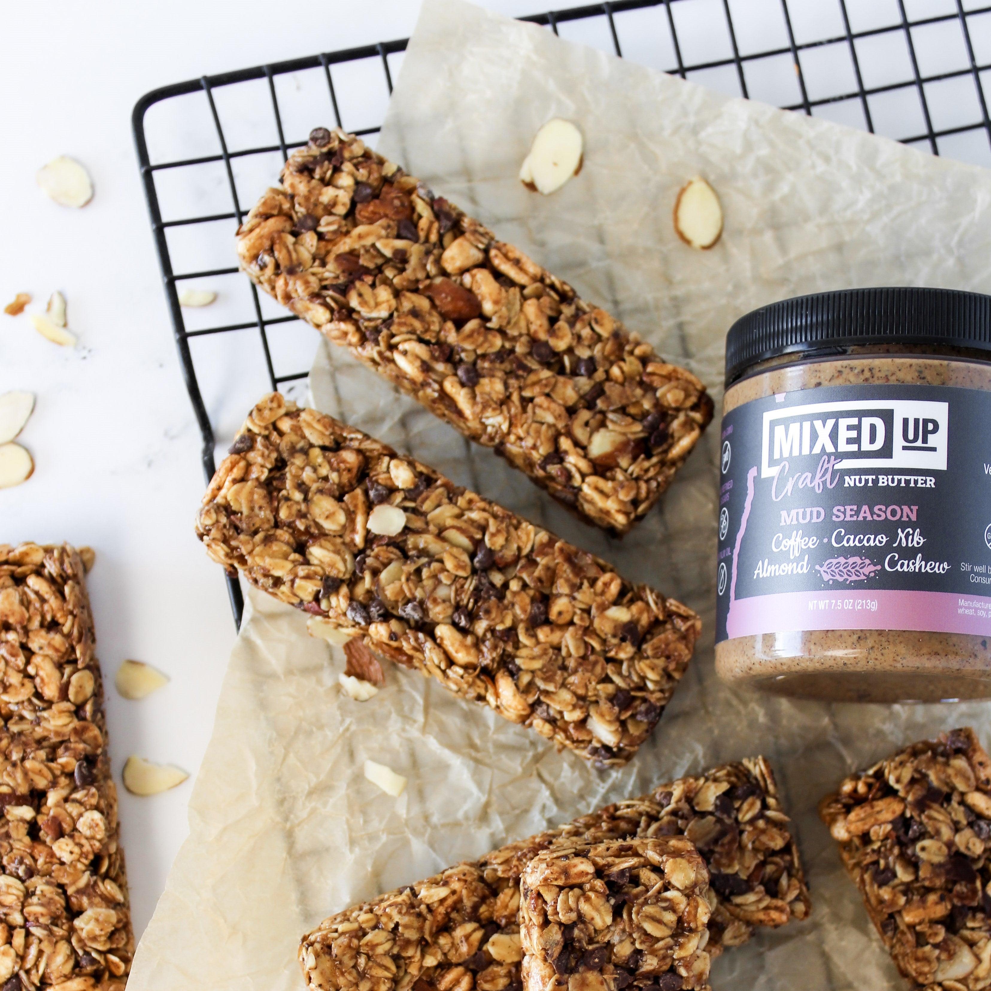 Mocha Crunch Granola Bars – Mixed Up Foods